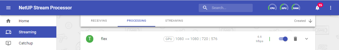 NetUP Stream Processor